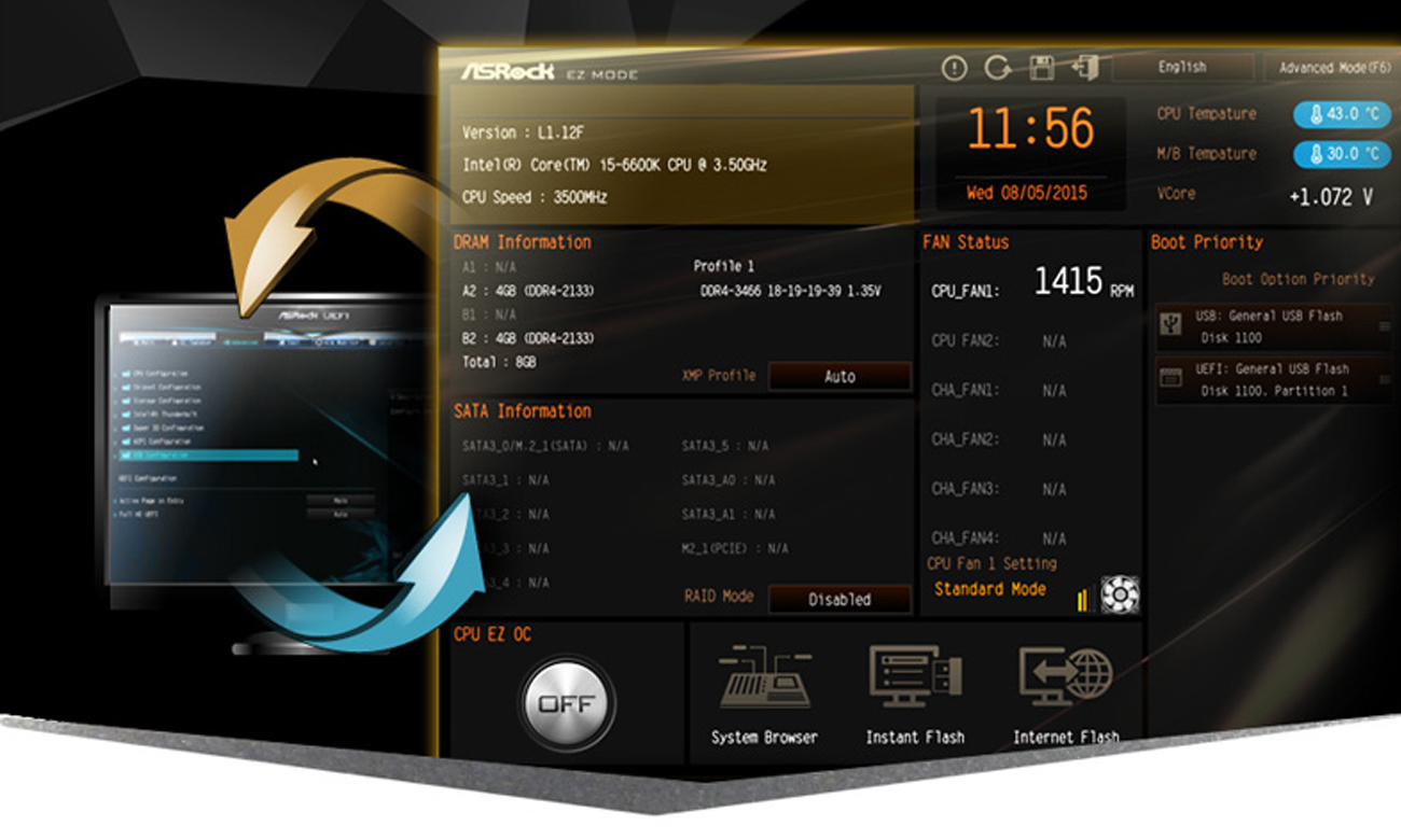 ASRock H110M-DVS R3.0 (PCI-E DDR4) - Płyty główne Socket 1151 - Sklep komputerowy - x-kom.pl